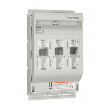DC Fused Disconnect 3-pole NH00 or NH000 size, M8 fixings, 160A DC max